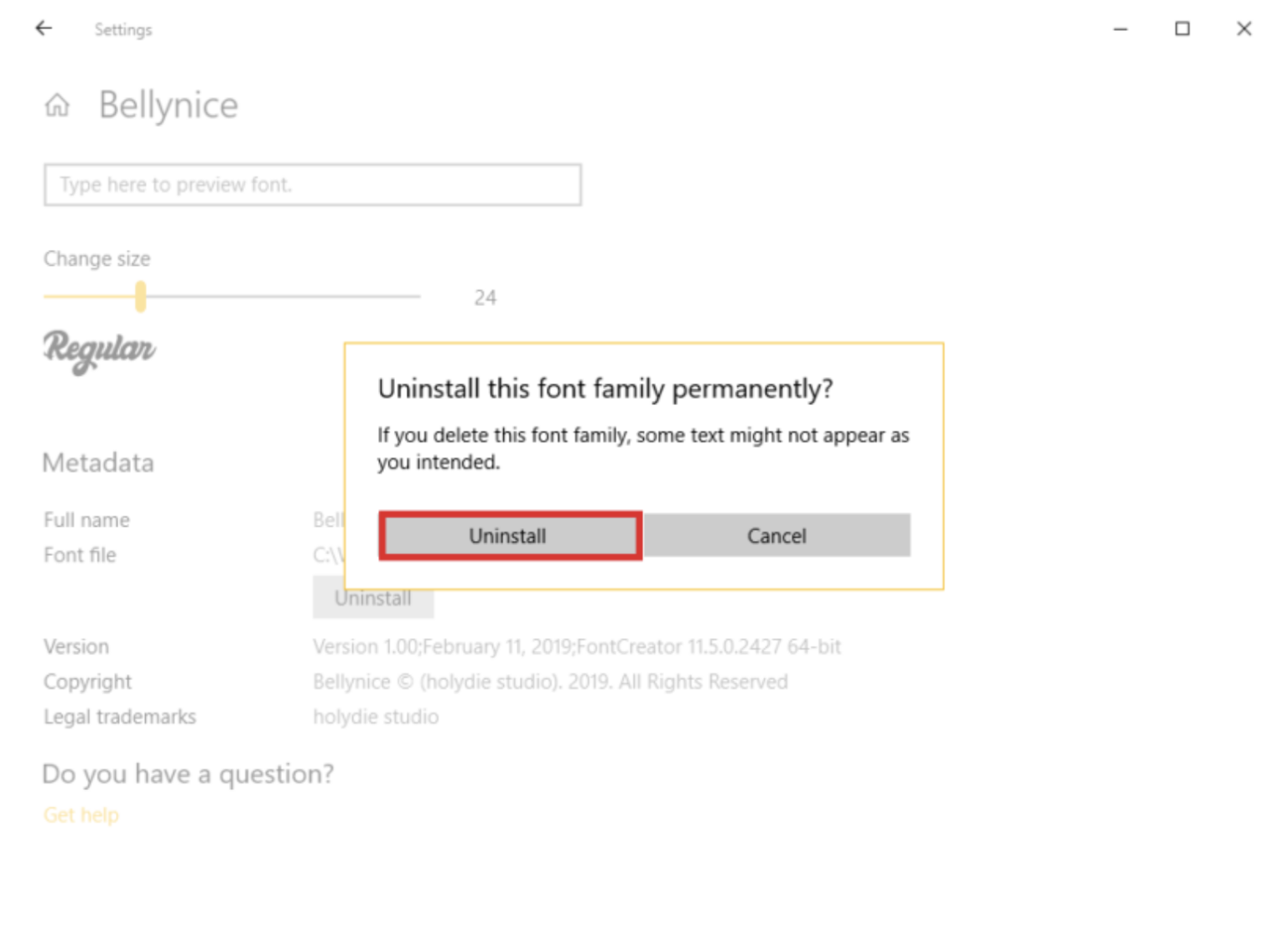 How to uninstall and remove fonts in Windows - Curated Type