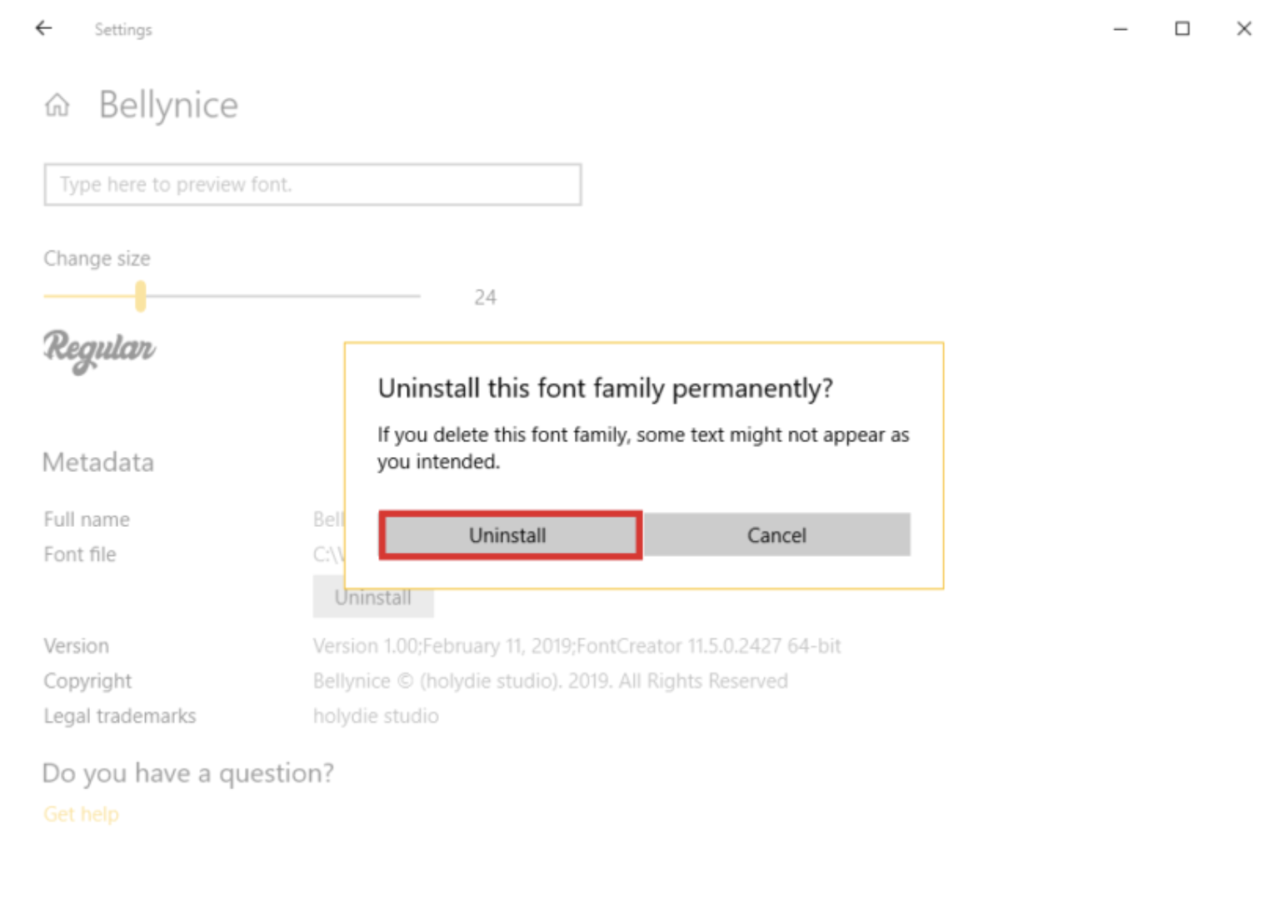 How to uninstall and remove fonts in Windows - Curated Type